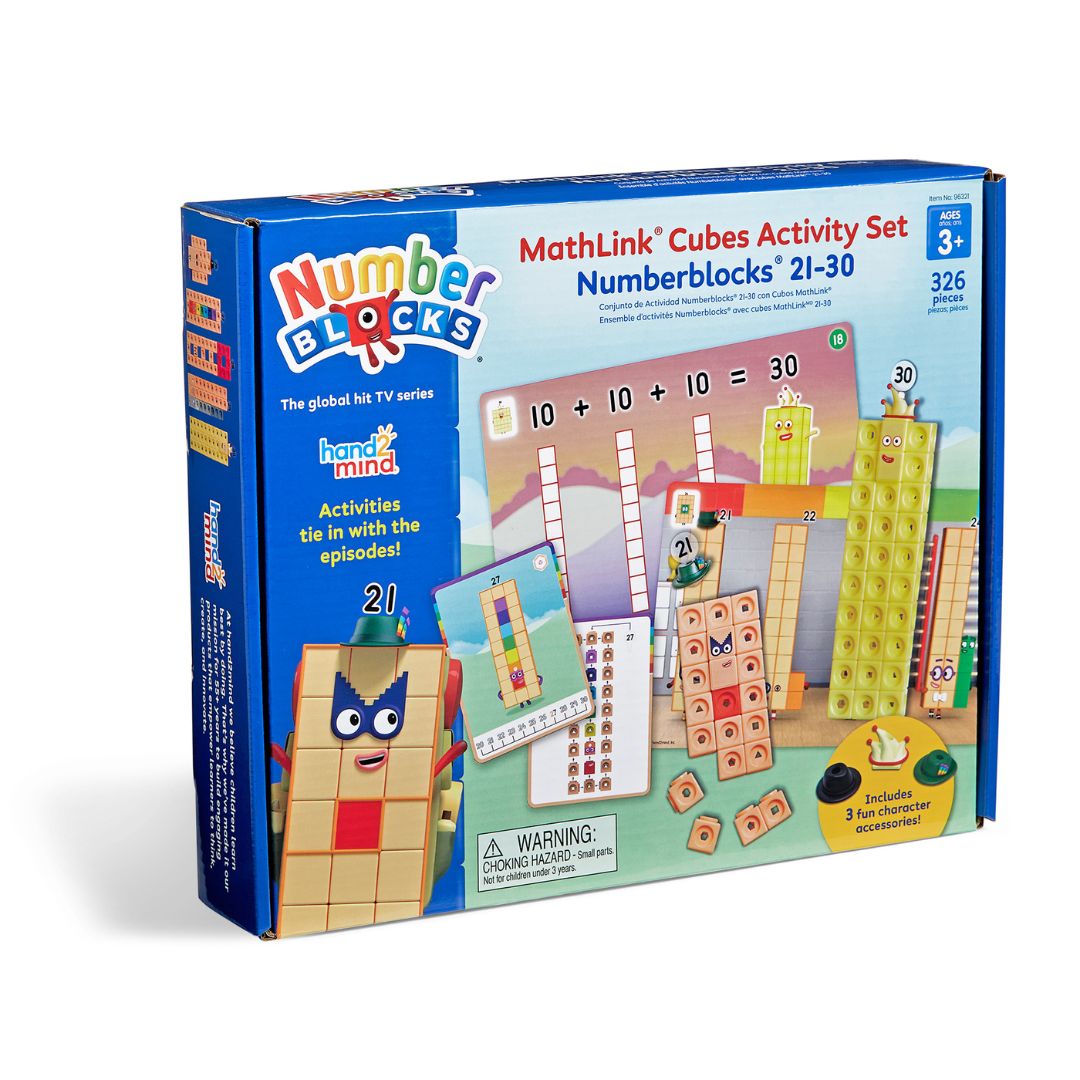 NUMBERBLOCKS® MathLink® Cubes 21-30 Activity Set – IQM Store