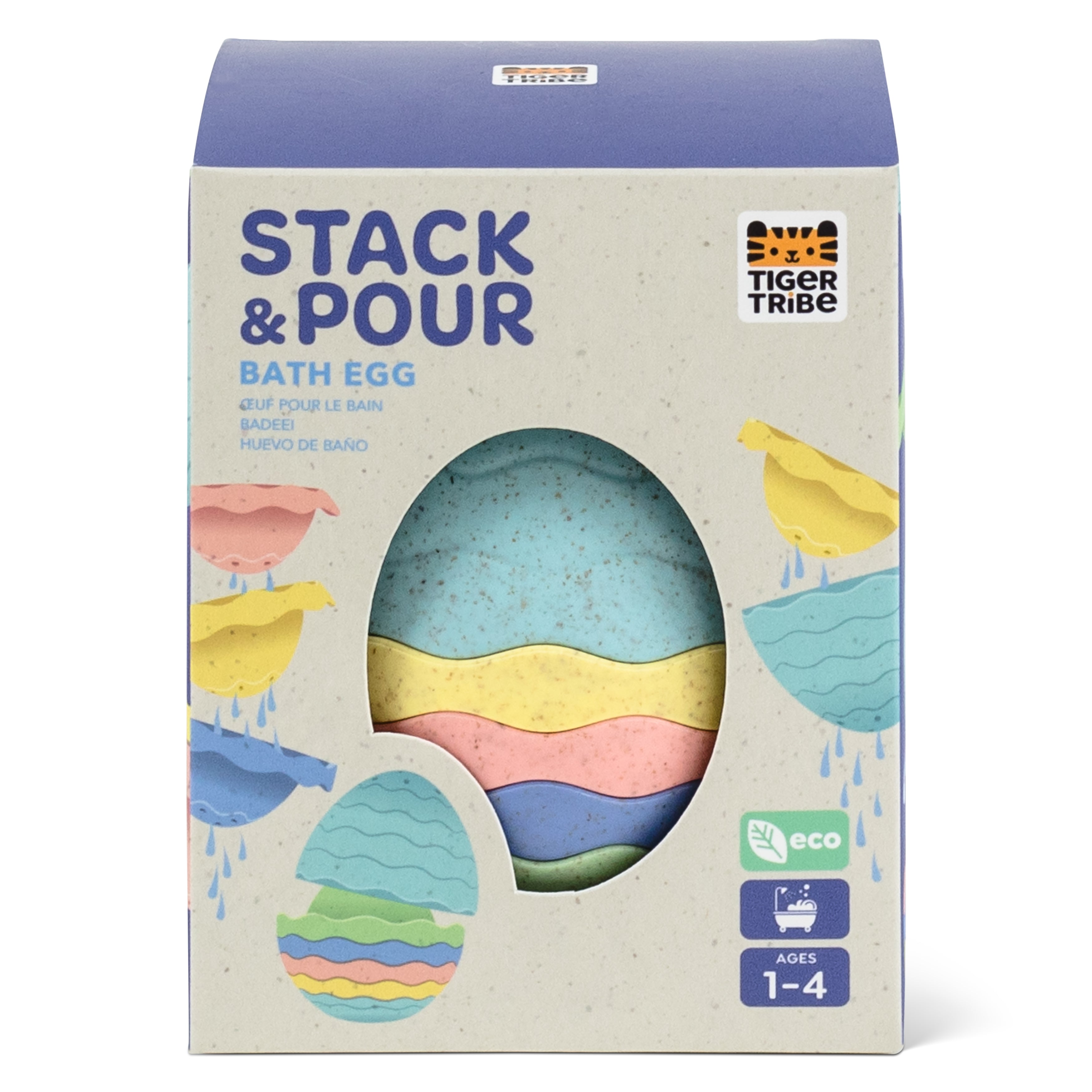 Tiger Tribe ECO Stack and Pour Bath Egg – IQM Store