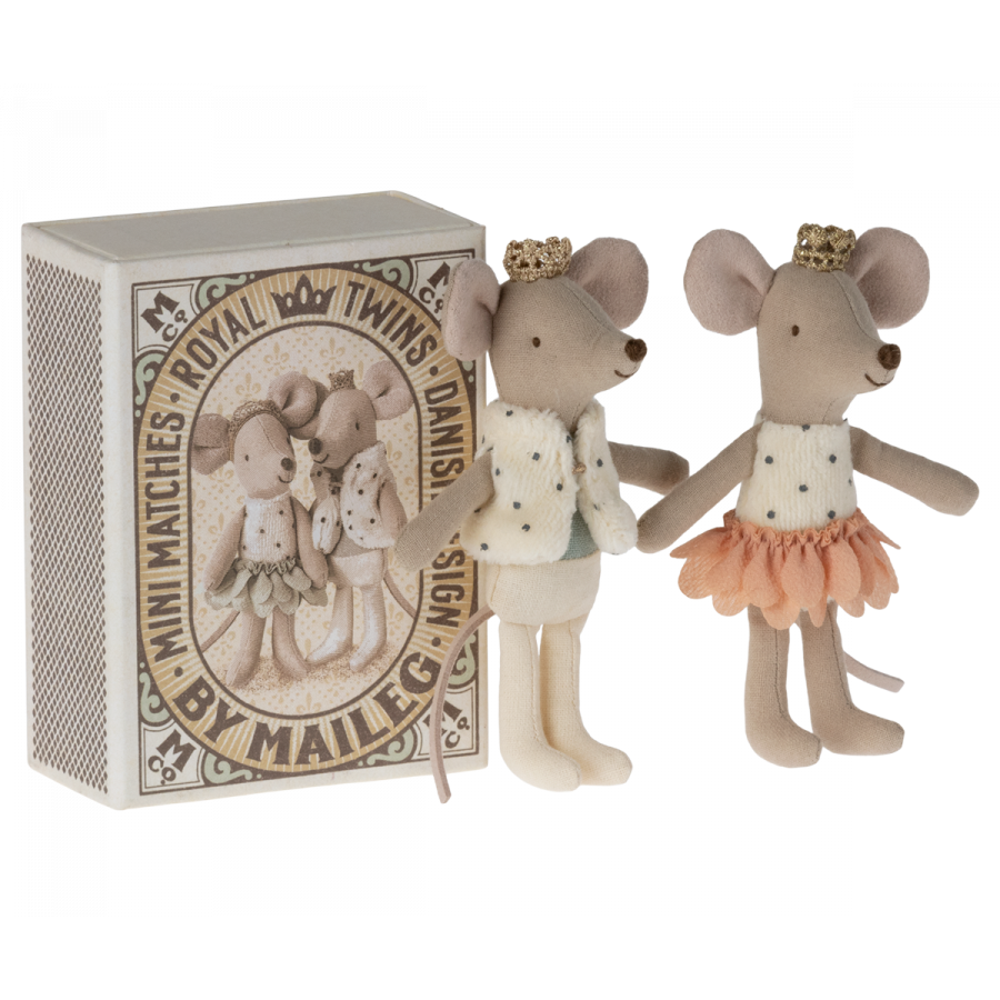 Maileg Royal Twins Mice in Box – IQM Store