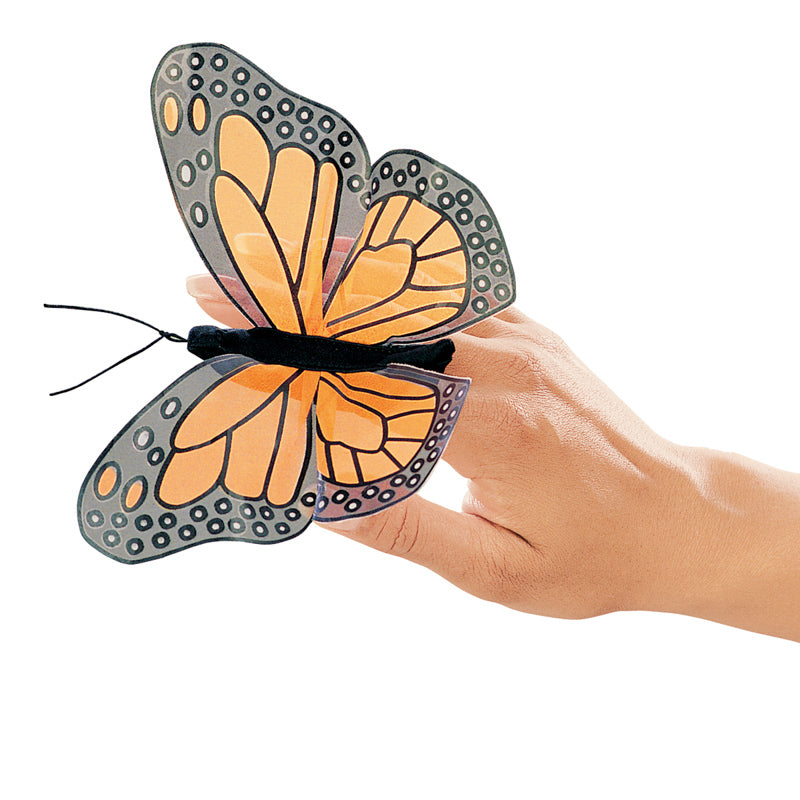 Folkmanis Mini Monarch Butterfly Finger Puppet – IQM Store
