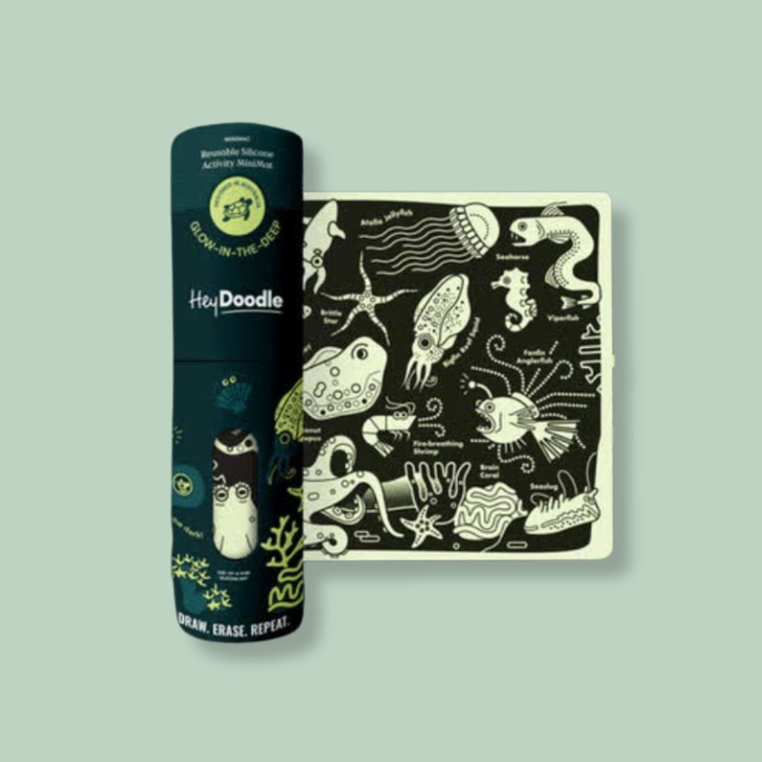 Glow-in-the-deep Mini Colouring & Doodle Mat – IQM Store