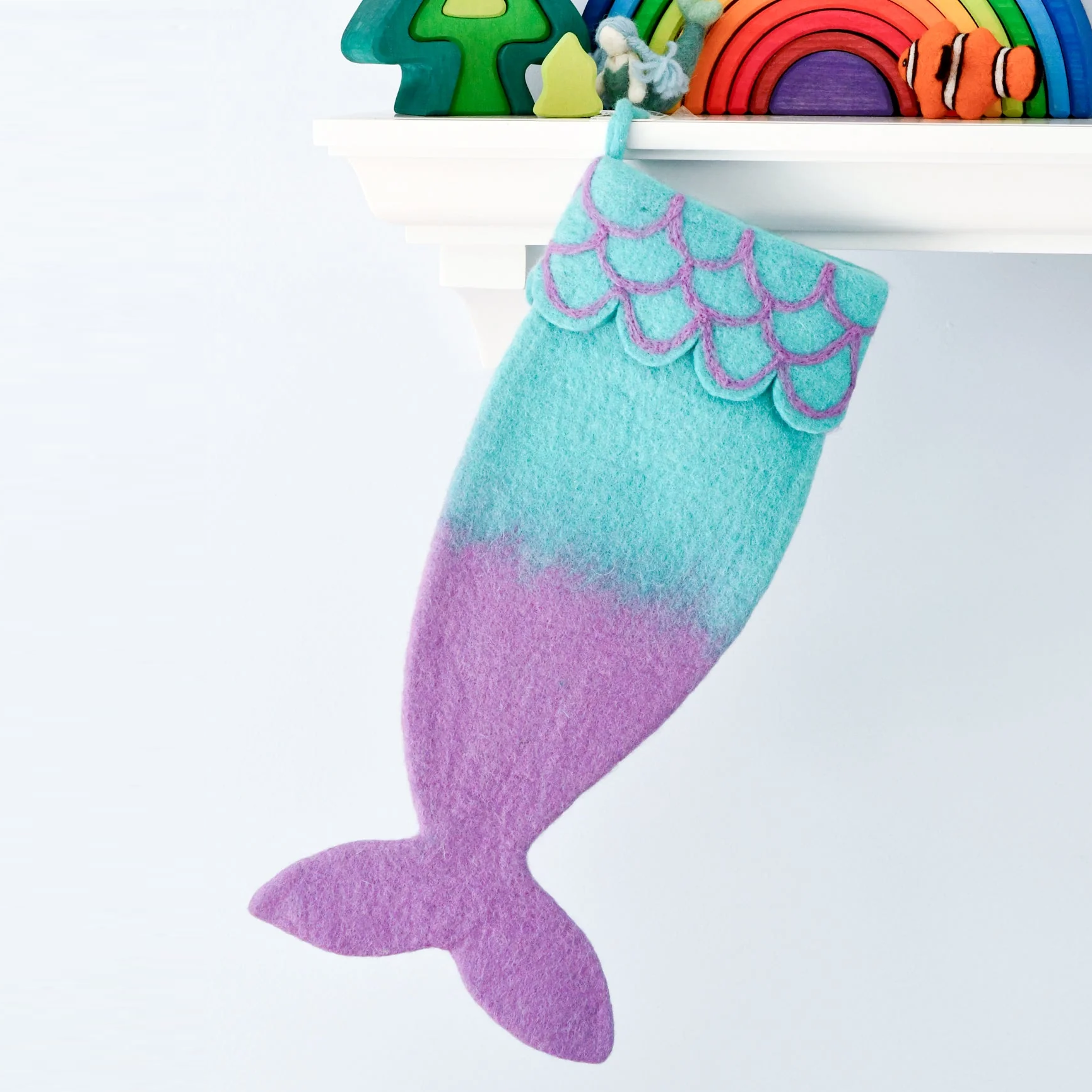 Tara Treasures Felt Mermaid Christmas Stocking – IQM Store